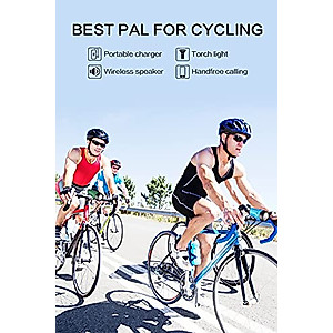 ZEALOT Bluetooth Speaker, Portable Wireless Speaker, S1 Bocina Bluetooth, 4000mAh, IPX5 Waterproof, LED Torch Light, MIC/TF/AUX for Home Outdoor Hiking Camping iOS Andoird -Gray