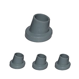Slope Replacement Feet for Shower Chair Bath Seat, shower stools and transfer bench, non-skid Shower Bench and Tub Transfer Benches Rubber Suction Cup Feet, Metal Insert Reinforced (slope, 1-1/8" I.D)