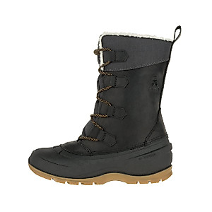 Kamik Women's Snowgem Winter Boots, Black, 10
