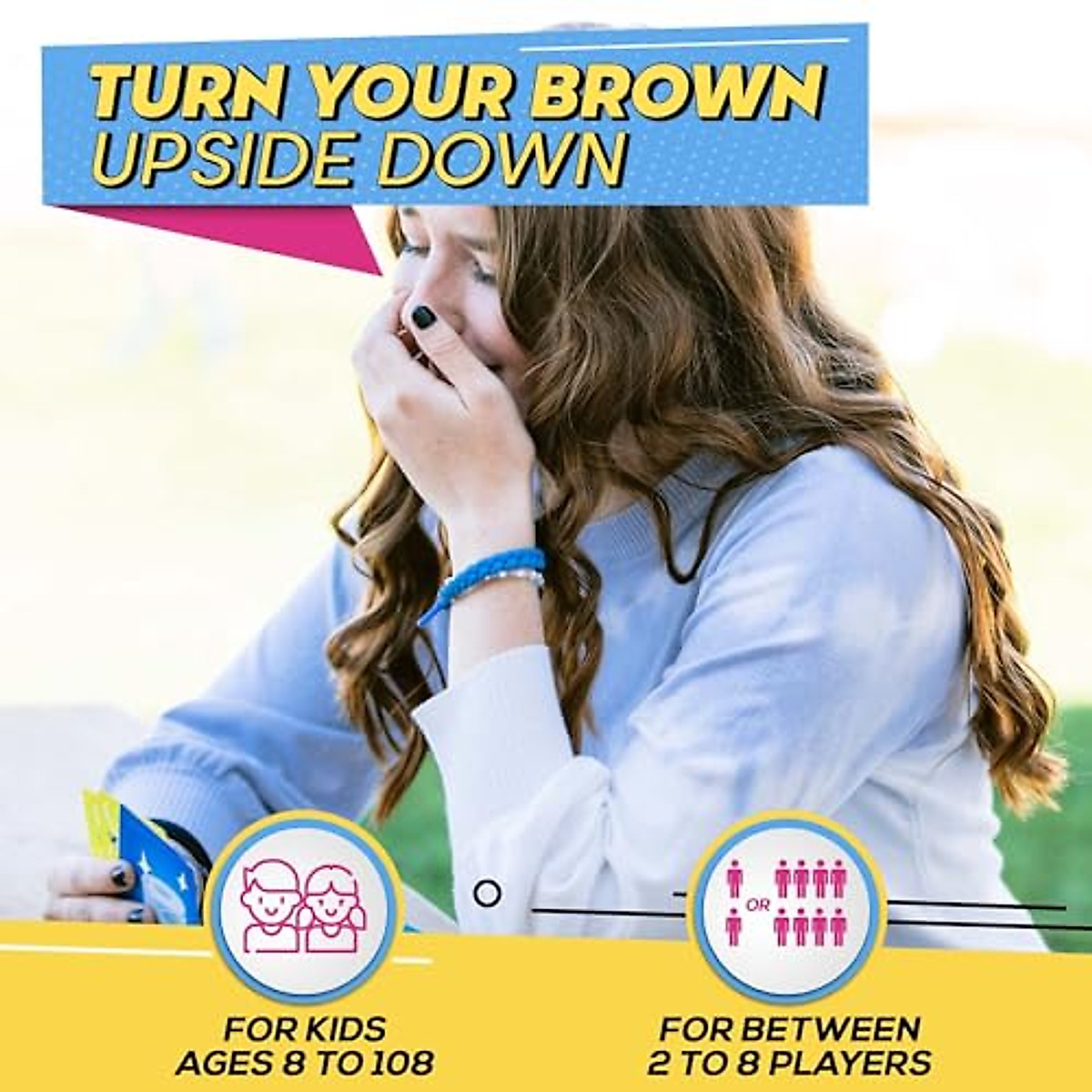 It's Not Poop - Fun Family Card Guessing Game for Kids and Adults, Ideal for Game Night, Camping, Travel and More, for 2-8 Players, Ages 8 and Up