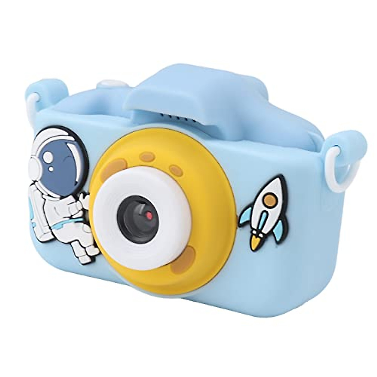 Jopwkuin Kids Camera, HD Digital Camera Timing Video Recording Multi Photo Frame AI Face Recognition 20MP for Boys and Girls Gift (Blue)