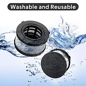 2 Pack DC5151H Replacement HEPA Filter for DEWALT DC5151H DC515 DCV517 Wet Dry Vacuum