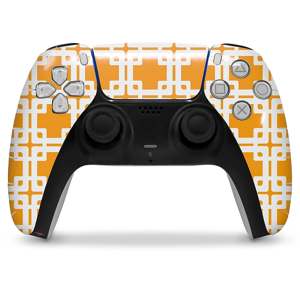 WraptorSkinz Skin Wrap compatible with Sony PS5 DualSense Controller Boxed Orange (CONTROLLER NOT INCLUDED)
