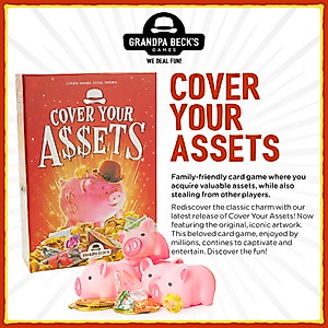 Grandpa Beck's Games Cover Your Assets | from The Creators of Skull King | Easy to Learn and Outrageously Fun for Kids, Teens, & Adults Alike | 2-6 Players Ages 7+