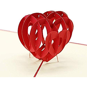 Handmade 3D Valentines Day Pop Up Card With Envelopes, Wedding Card, Thanksgiving Cards,Greeting Cards, Birthday Card, Mothers Day Cards from Daughter,Anniversary Card Gifts For Her/Him