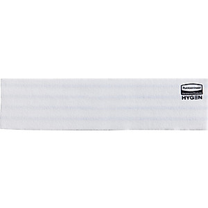 Rubbermaid 2134282 HYGEN Microfiber Pad, White/Blue, 150/Pack