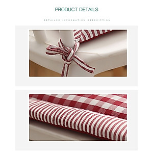 GEXUANCHEN Home Office Cotton Linen Cushion Dining Chair Cushion car Cushion, Non-Slip Fixed Square Cushion, Soft and Comfortable (15.7 * 15.7, Yellow)