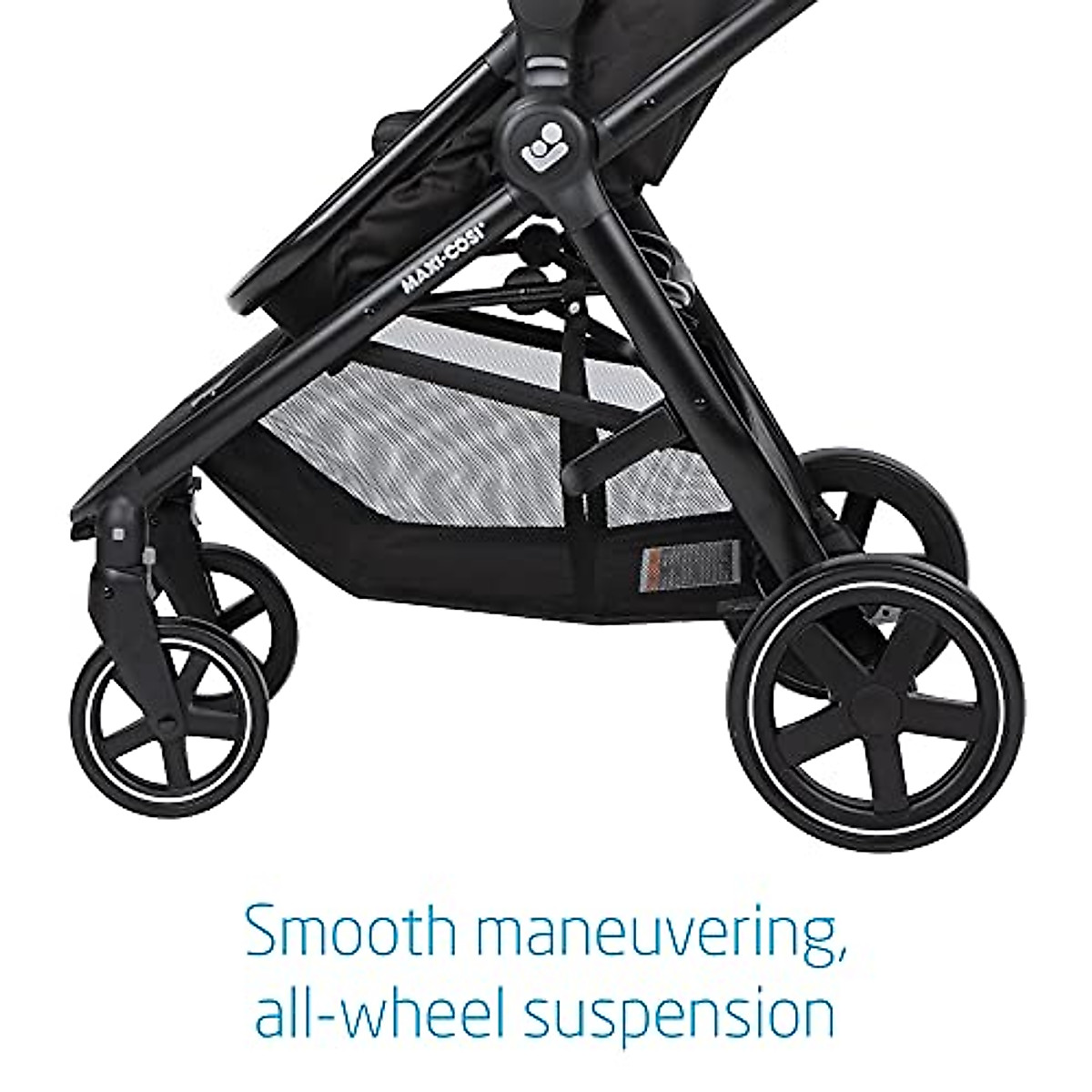 Maxi-Cosi Zelia² 5-in-1 Modular Travel System, Midnight Black