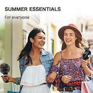 SkyGenius Handheld Fan Rechargeable, Personal Portable Fan 3 speed Levels, USB 4000 mAh Battery Operated [6-30H Worktime] Mini Fan for Girls Kids Women Travel Indoor Outdoor