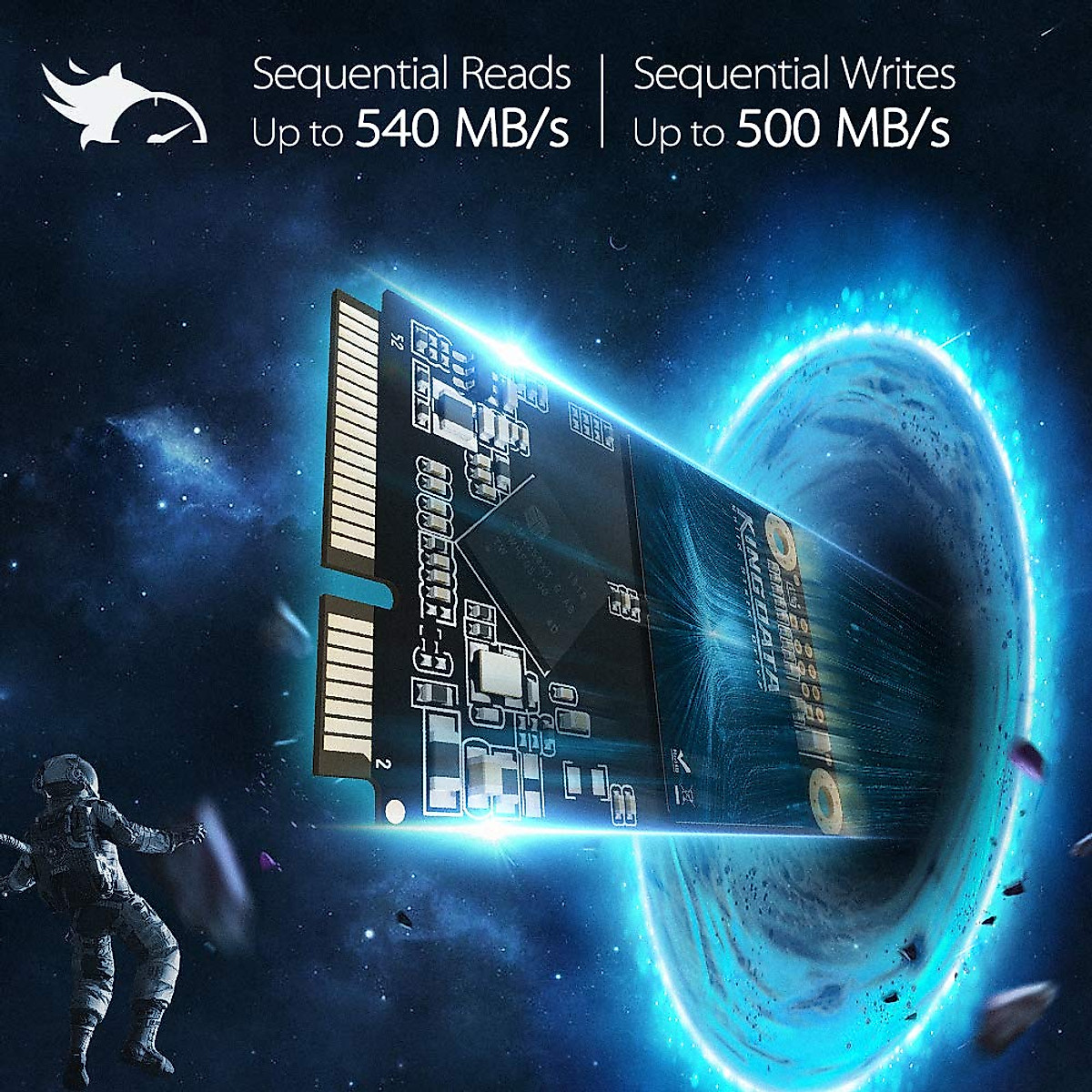 Kingdata SSD Msata 1TB Sata3 SataⅢ Internal Solid State Drive Mini Sata SSD Disk Including 1TB (1TB, Msata)