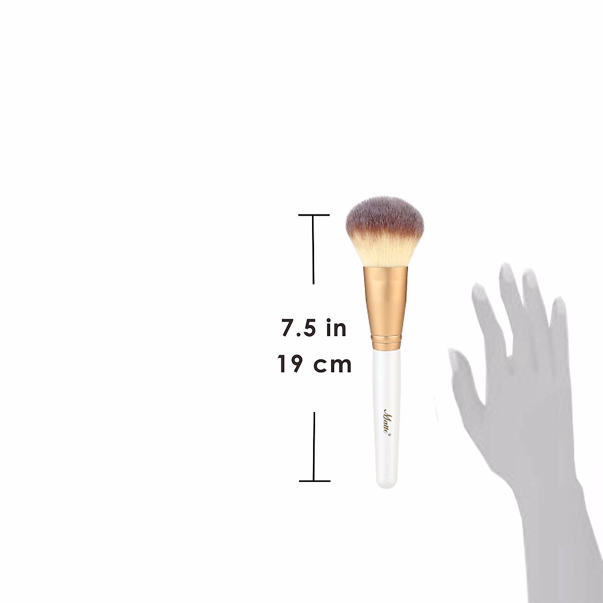 Matto Makeup Powder Foundation Brush for Setting Loose Pressed Powder Mineral Blush Large Face Brush