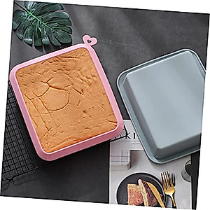 Hemoton 6 Pcs Cake Pan Charlotte Cake Pan Silicone Cookie Mold Clay Oven Cupcake Baking Mold Cheesecake Baking Pan Quick Release Bread Pan Silica Gel Cake Tins Doughnut Mold Baking Molds