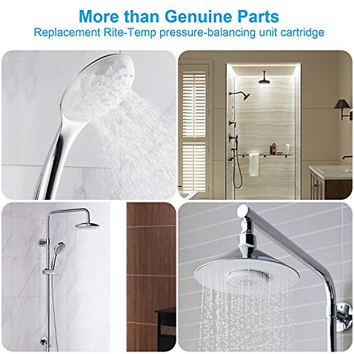 GP500520 Pressure Balancing Unit Cartridge Replacement, Compatible With Kohler Shower Cartridge, Kohler Shower Valve, Rite-Temp Bath and Shower 1/2" Single Handle valves