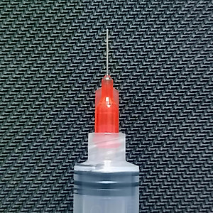 𝗦𝗔𝗡𝗔𝗡𝗧𝗦 𝟮𝟱 𝗚𝗮𝘂𝗴𝗲 𝟭/𝟮 𝗜𝗻𝗰𝗵 Blunt Tip Dispensing Needle with Luer Lock,Microdot Application of Low Viscosity Fluids,Red 20 Pack