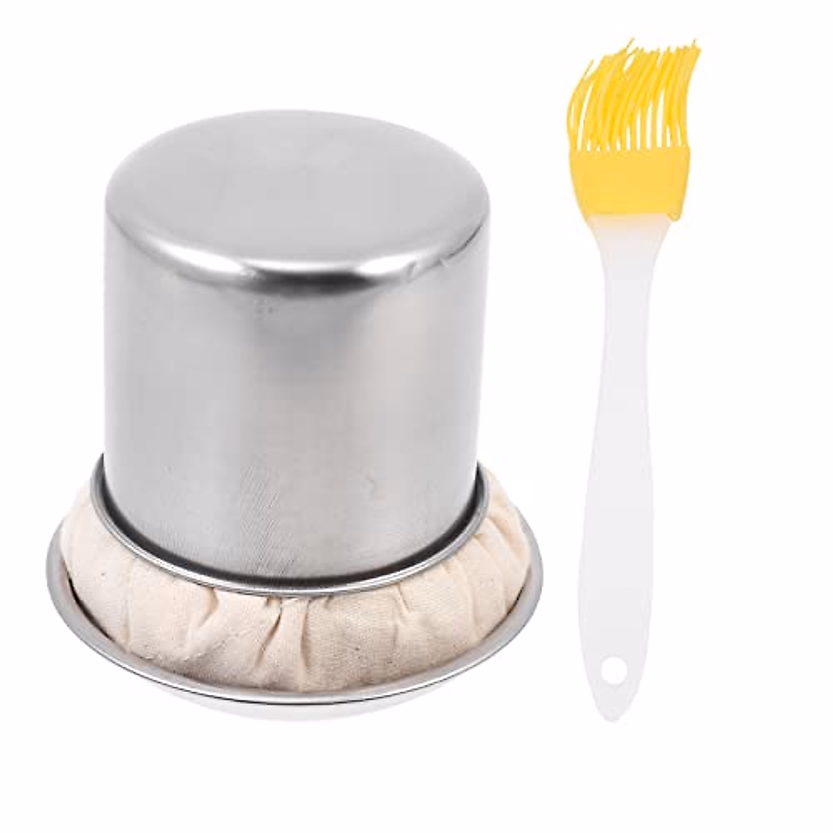 Crepe Oil Applicator 1 grilling accessories set pancake spreading tool pancake pan oil applicator with oil brush and brush cleaner tray camping grill Pancake Making Tool