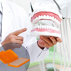 Aoutrow12 PACK Braces Wax Dental Wax with Colorful Storage Cases, 60 Orthodontic Wax Strips for Braces Aligners Wearer