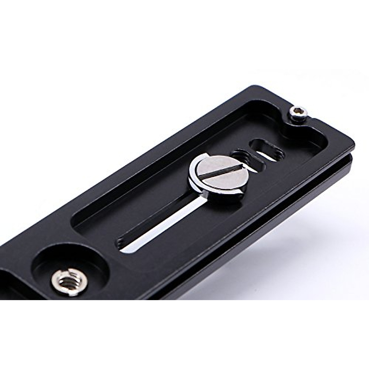 HITHUT PU-200 200mm Universal Lengthened Quick Release Plate Slide Rail with D-Ring Screw for Tripod Ball Head DSLR Camera, Arca-Swiss Compatible