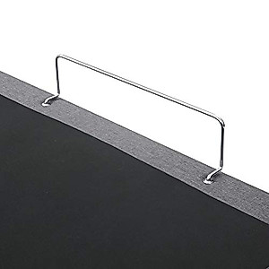 Adjustable Comfort Upholstered Adjustable Bed Base with Massage, Wireless Remote, Three Leg Heights, and USB Ports-Ergonomic, Twin XL, Dark Grey