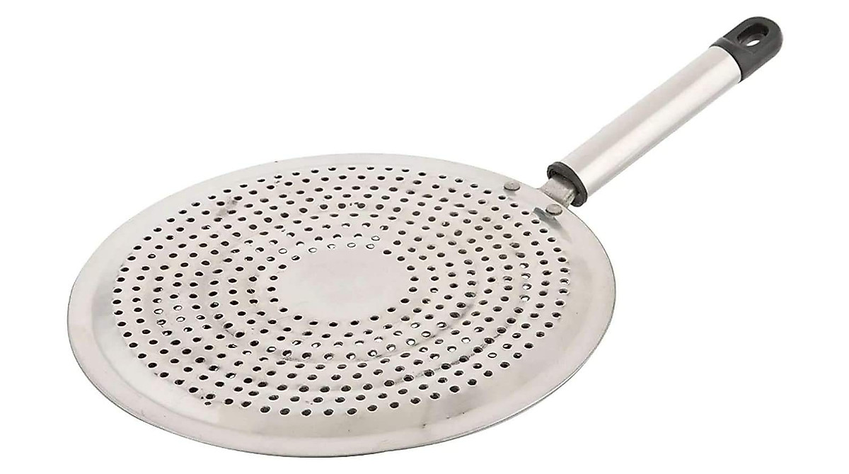 Stainless Steel Roasting Net & Tong Set - Perfect for Roti