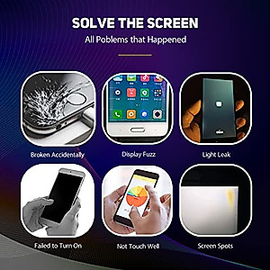 Display for Xiaomi Redmi Note 9s Screen Replacement Touch LCD Display for Xiaomi Redmi Note 9 Pro Digitizer Assembly with Tools (Black)