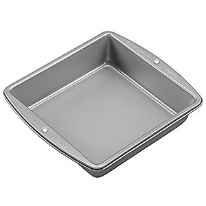 Wilton Recipe Right - 8-Inch Non-Stick Square Cake Pans, Multipack of 2