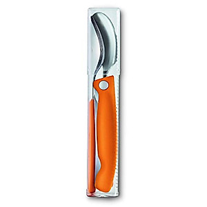 Victorinox Swiss Classic Paring Knife, Fork and Spoon Set Orange 3 piece