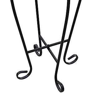 GOLINPEILO Mosaic Side Table Plant Table Green White