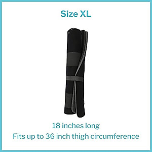 McKesson Knee Immobilizer Brace, Adjustable Leg Straightener, One Size Fits Most, 18 in, 1 Count