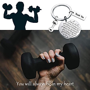 BLEOUK Fitness Instructor Gift Instructor Thank You Gift Fitness Trainer Gift Fitness Coach Appreciation Jewelry Gift
