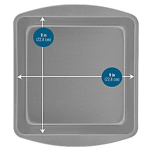 G & S Metal Products Company Baker Eze 9" Square Cake Pan, Set of 2