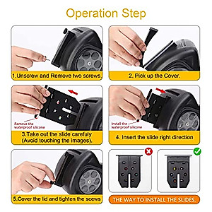 Projector Lights Outdoor 2-in-1 72 HD Effects Patterns & 3D Ocean Wave Snowflake Holiday IP65 Waterproof with Remote Control Timer Christmas, Halloween, Easter Gift Home Garden Party Decor