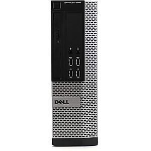 Dell OptiPlex 9020 PC Desktop Computer, Intel i5-4570, 16GB RAM, 512GB SSD, Windows 10 Pro, New 1080p Periphio Webcam, New Periphio Wireless Keyboard & Mouse, New 16GB Flash Drive, WiFi (Renewed)