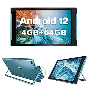 TJD 10.1 inch Tablet,Android Tablets,2GB RAM 32GB ROM, Quad Core Processor, HD IPS Screen, 2.0MP Front+5.0MP Rear Camera,Google Tablet, Wi-Fi, Bluetooth, MT-1011QU, Blue