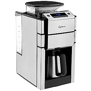 Capresso 488.05 Team Pro Plus Thermal Carafe Coffee Maker, One Size, Silver, 10 Cup