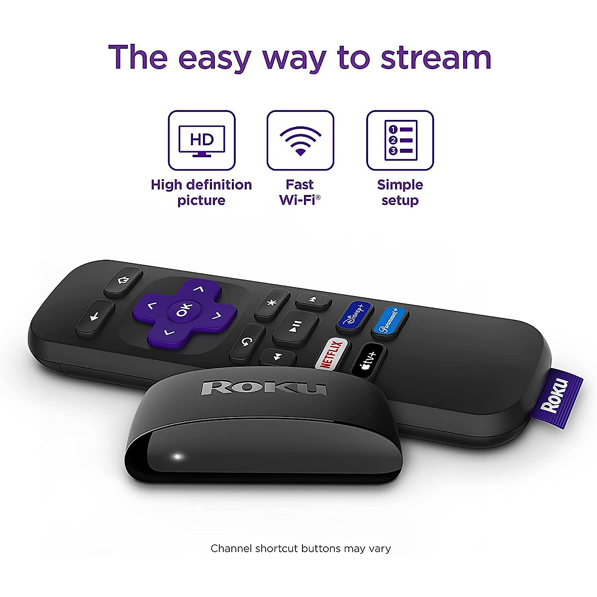 Roku Express HD 2 Pack | Streaming Player HD with Roku Simple Remote, Includes Premium HDMI Cable | with Microfiber Cleaning Cloth