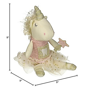Mud Pie Unicorn Tooth Fairy Pink One Size