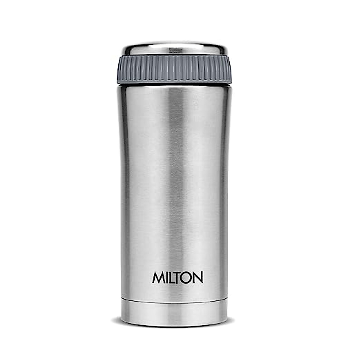 Milton Optima Double Walled Vacuum Insualted Food Flask, Soup Flask, Food Container, 420 ml | 14 oz | Hot and Cold for Long Hours, 18/8 Stainless Steel, Rust and Leak-Proof, BPA-Free | Silver
