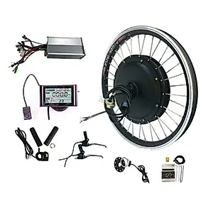 E-Bike 48V 1000W 700c Bike Front Wheel Conversion Kit, Hub Motor with LCD
