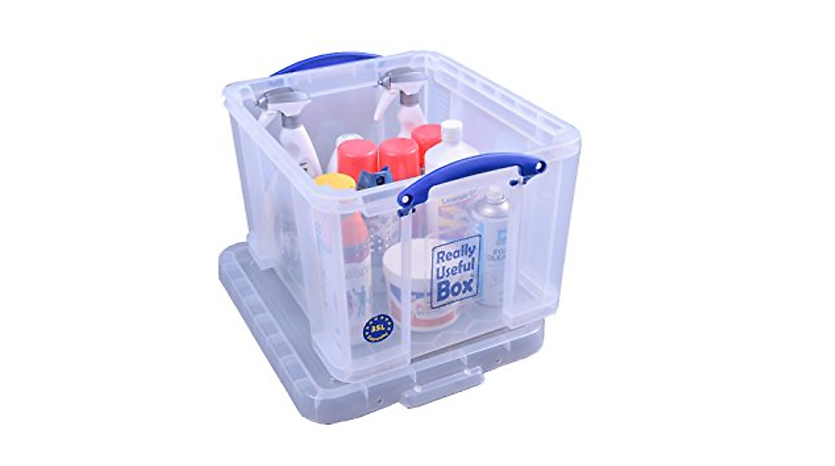 Really Useful Storage Box 35L Clear | Office & File Storage