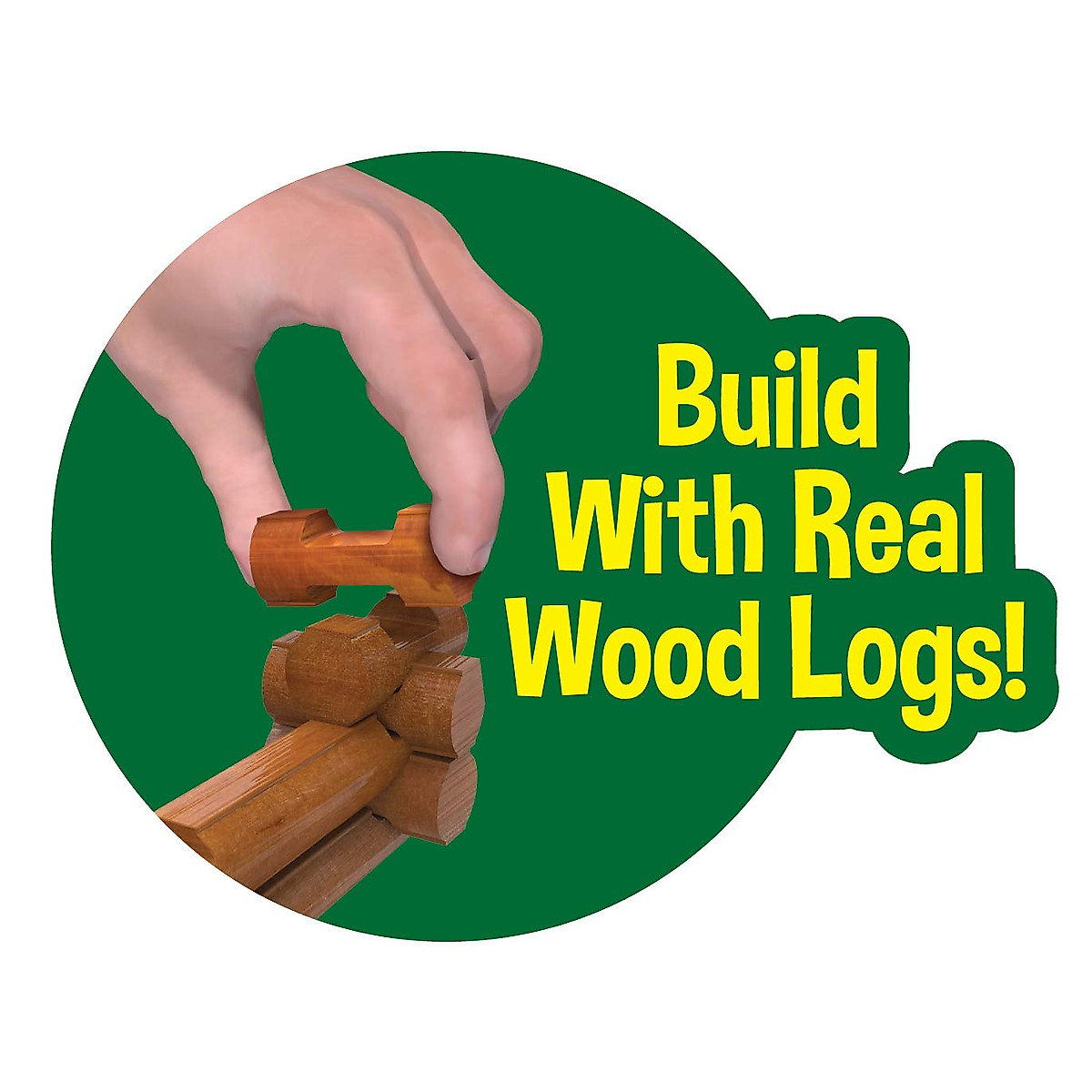 LINCOLN LOGS – Classic Farmhouse, 268 Pieces, Real Wood Logs - Ages 3+ - Best Retro Building Gift Set for Boys/Girls - Creative Construction Engineering - Preschool Education Toy