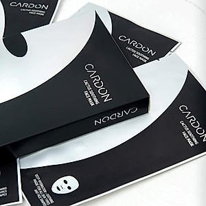 Cardon Signature Soothing Sheet Masks (4-Pack Each) | Korean Sheet Mask for Men and Women | Made with Cactus Extract | Couples Spa Night-In | Full Face Mask and Half Mask for Men