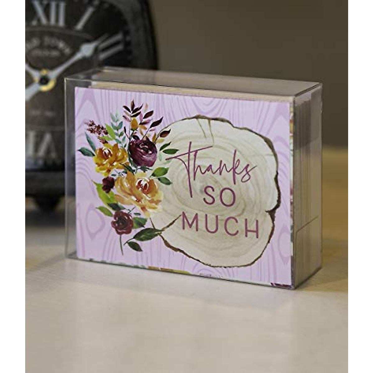 Rustic Thank you cards, floral thank you cards, thank you cards floral, floral stationary, chic thank you cards (25 pack)