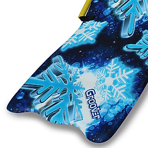 Paricon F42 Flexible Flyer 42 Inch Lightweight Durable High Speed Racing Snowflake Sled with 2 Easy to Carry Handles for Ages 5 and up, Green