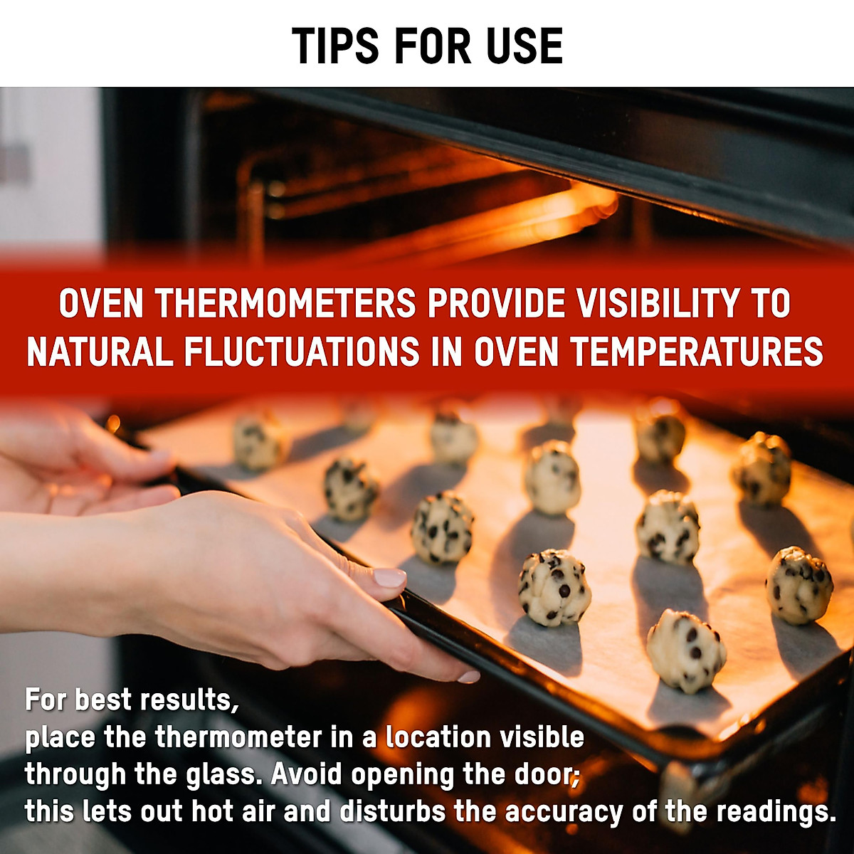 Taylor Precision Products Large 2.5 Inch Dial Kitchen Cooking Oven Thermometer