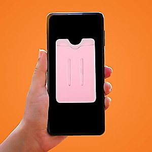 Gatuida Smartphones 5pcs for Supple Accessories Phone, Phone Stick on Credit Cell Smartphone Holder Practical Compatible Mobile Back Business Patch Women Pouches Cards Id Shop Cover Pocket Wallet