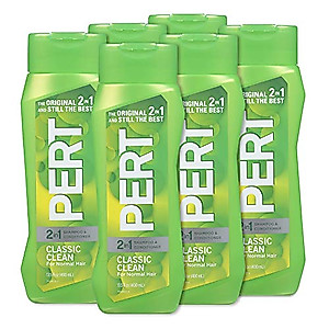 PERT 2-in-1 Classic Clean Shampoo and Conditioner 13.5oz (6 Pack)