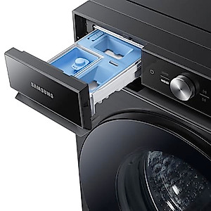 Samsung WF53BB8700AVUS Bespoke 5.3 cu. ft. Ultra Capacity Front Load Super Speed Wash and AI Smart Dial Washer, Brushed Black