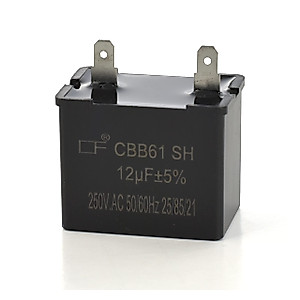 WPW10662129 Refrigerator and Freezer Compressor Run Capacitor W10662129 Compatible with Whirlpool Kenmore Maytag Replaces 945508 1100804 1114291