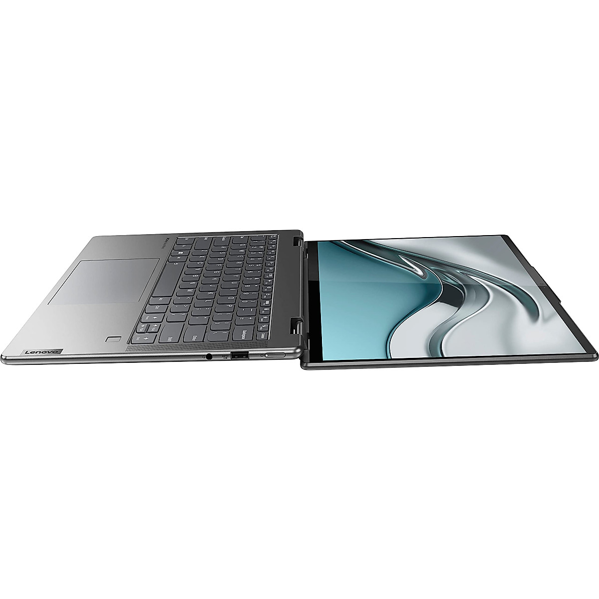 Lenovo Portable Yoga 7i Touch 2-in-1 Business Laptop - Intel EVO, 14" 2.2k 16:10 IPS Intel Core i5-1235U, Blue - 100% RGB - Win 11, WiFi 6, Thunderbolt 4, w/HDMI Cable (8GB RAM | 512GB PCIe SSD)
