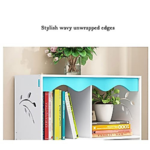 TISTIK Librero Estantería 5 Cube Bookcase Freestanding 3 Tier Open Bookshelf Modern Toy Storage Rack MDF Storage Display Cabinet for Bedroom Living Room Organizer Decor